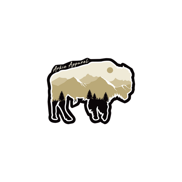 Rustic Buffalo - Decal by Arkie Apparel